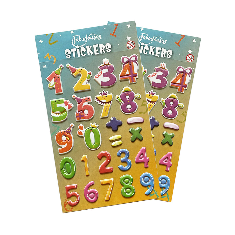 Number Stickers – Teddy Tastic