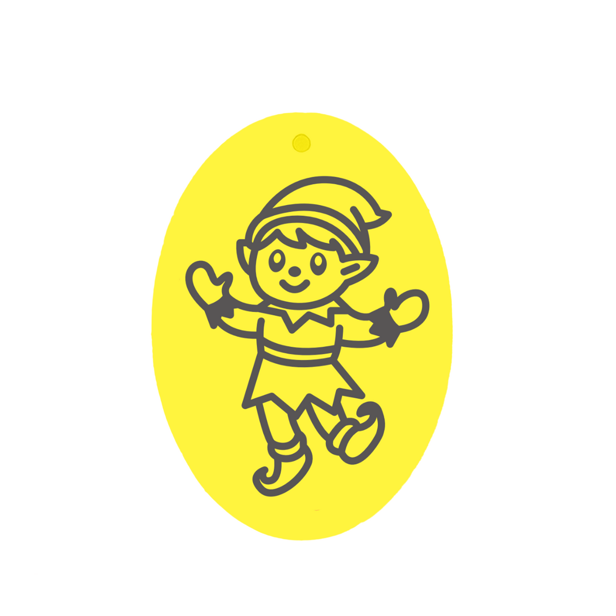 Elf Oval Sand Art Picture (10 Pack) – Teddy Tastic