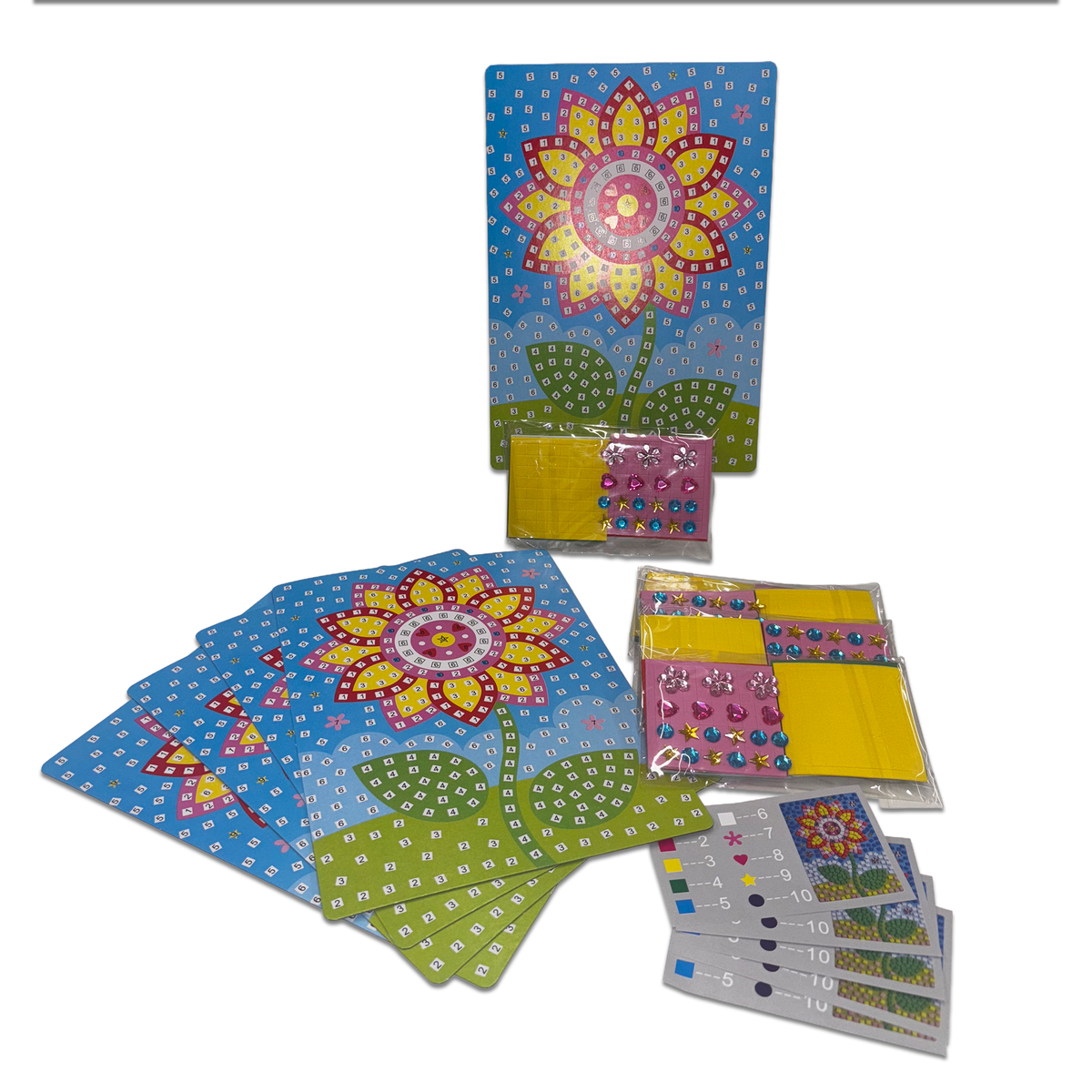 Mosaic Art Flower Pack of 5 – Teddy Tastic