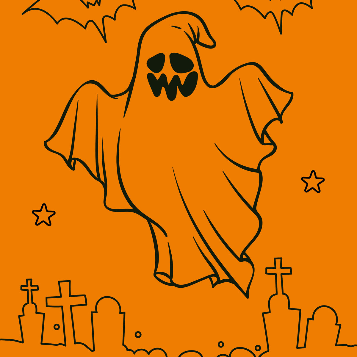 Graveyard Ghost Sand Art Picture (10 Pack) – Teddy Tastic