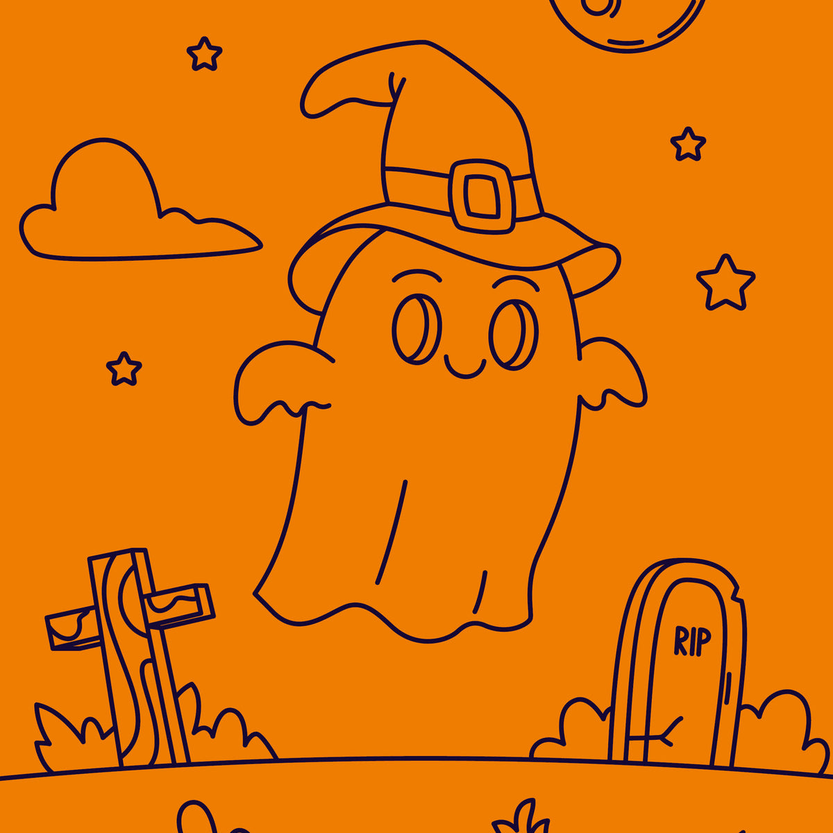 Little Ghost Sand Art Picture (10 Pack) – Teddy Tastic