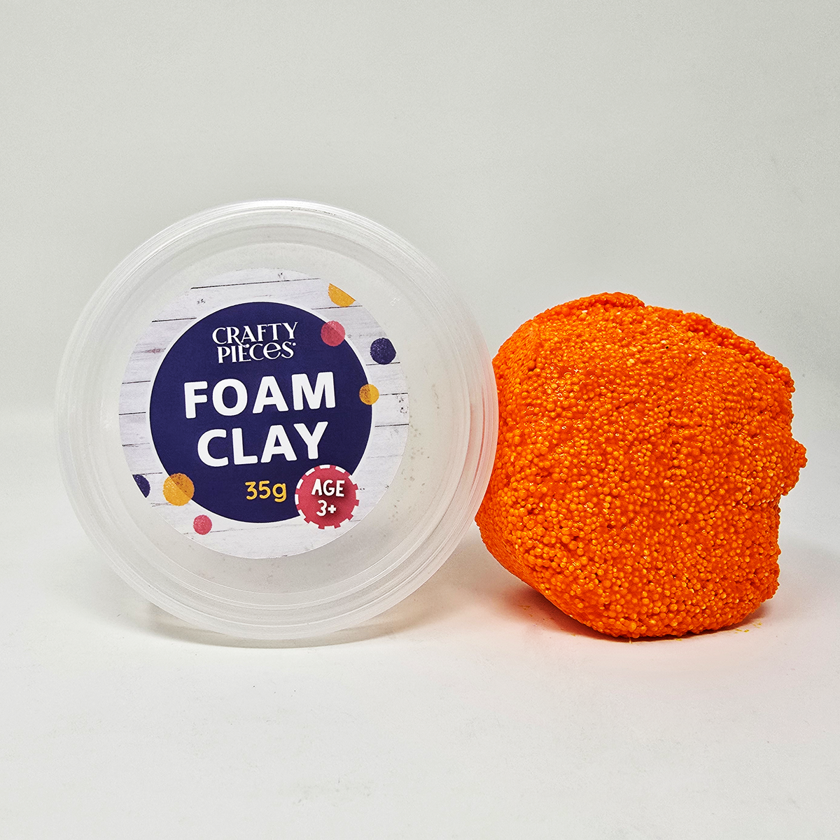 Foam Clay 35g Tub - Orange – Teddy Tastic