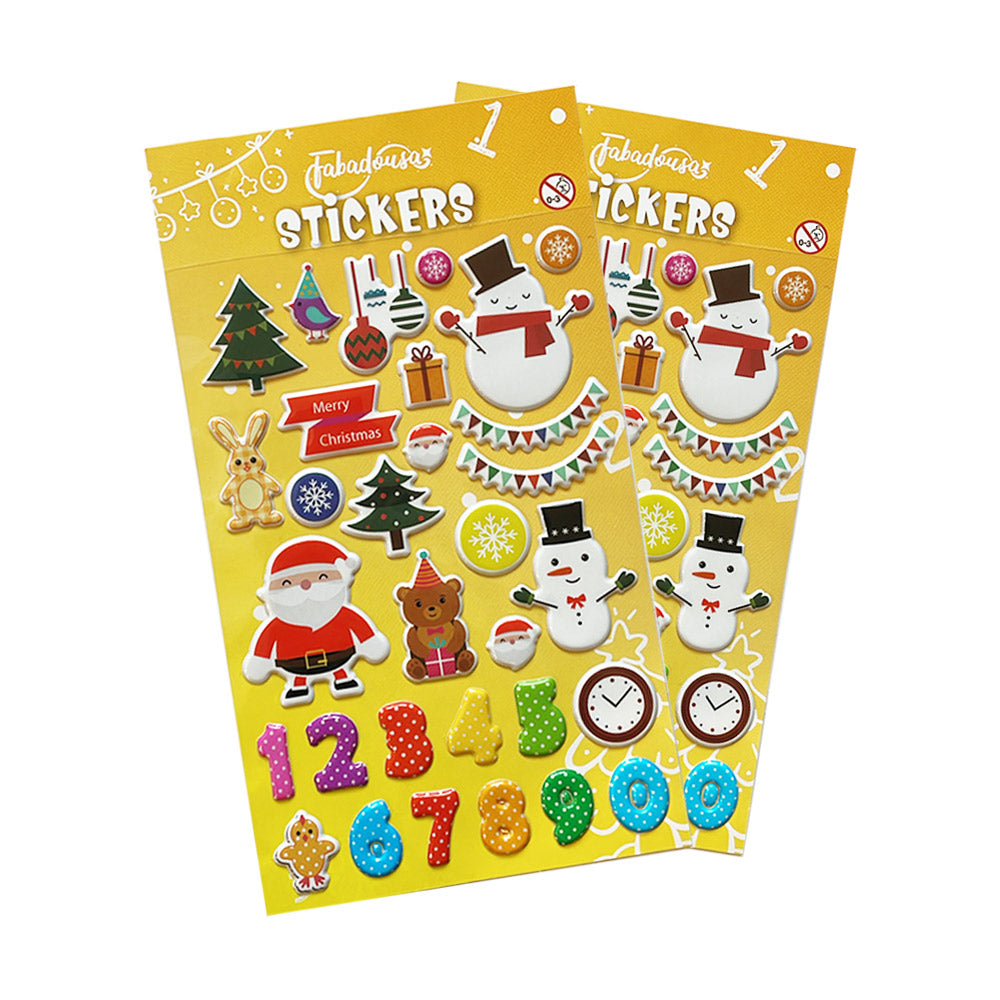 Christmas Countdown Stickers – Teddy Tastic