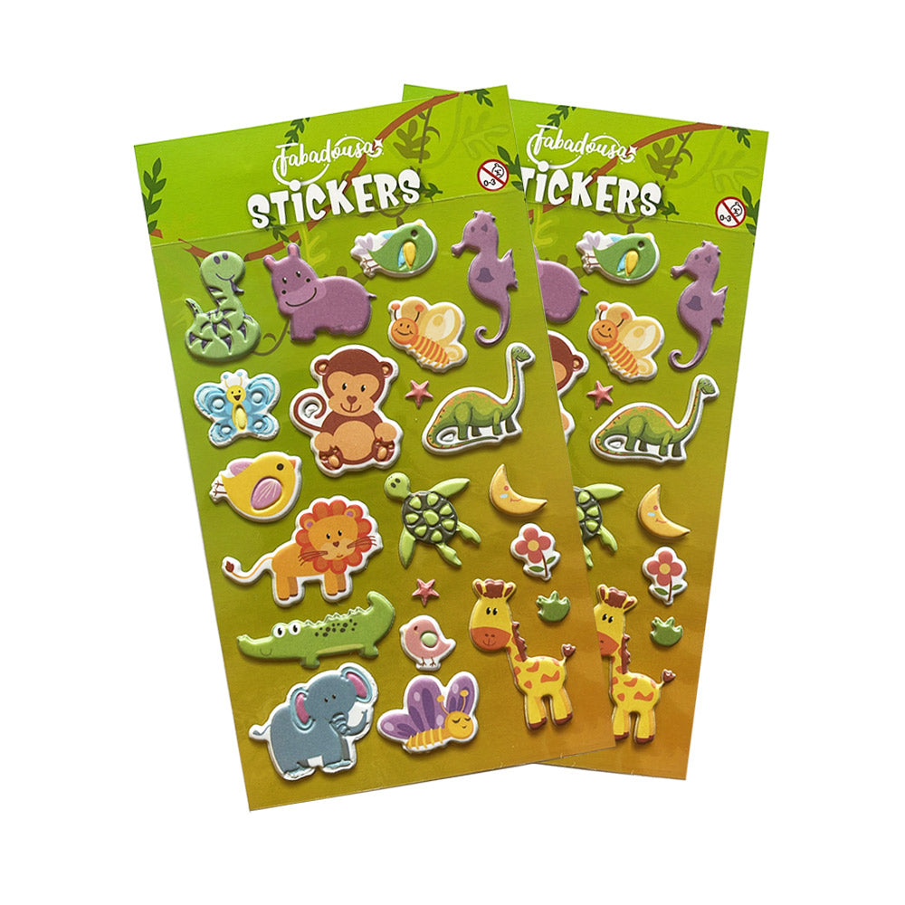 Zoo Animal Stickers – Teddy Tastic
