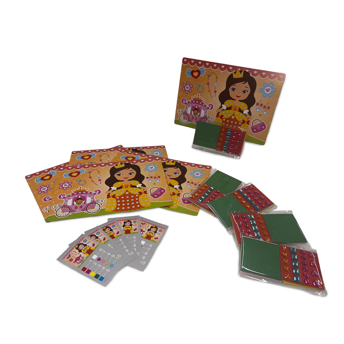 Mosaic Art Princess Pack of 5 – Teddy Tastic