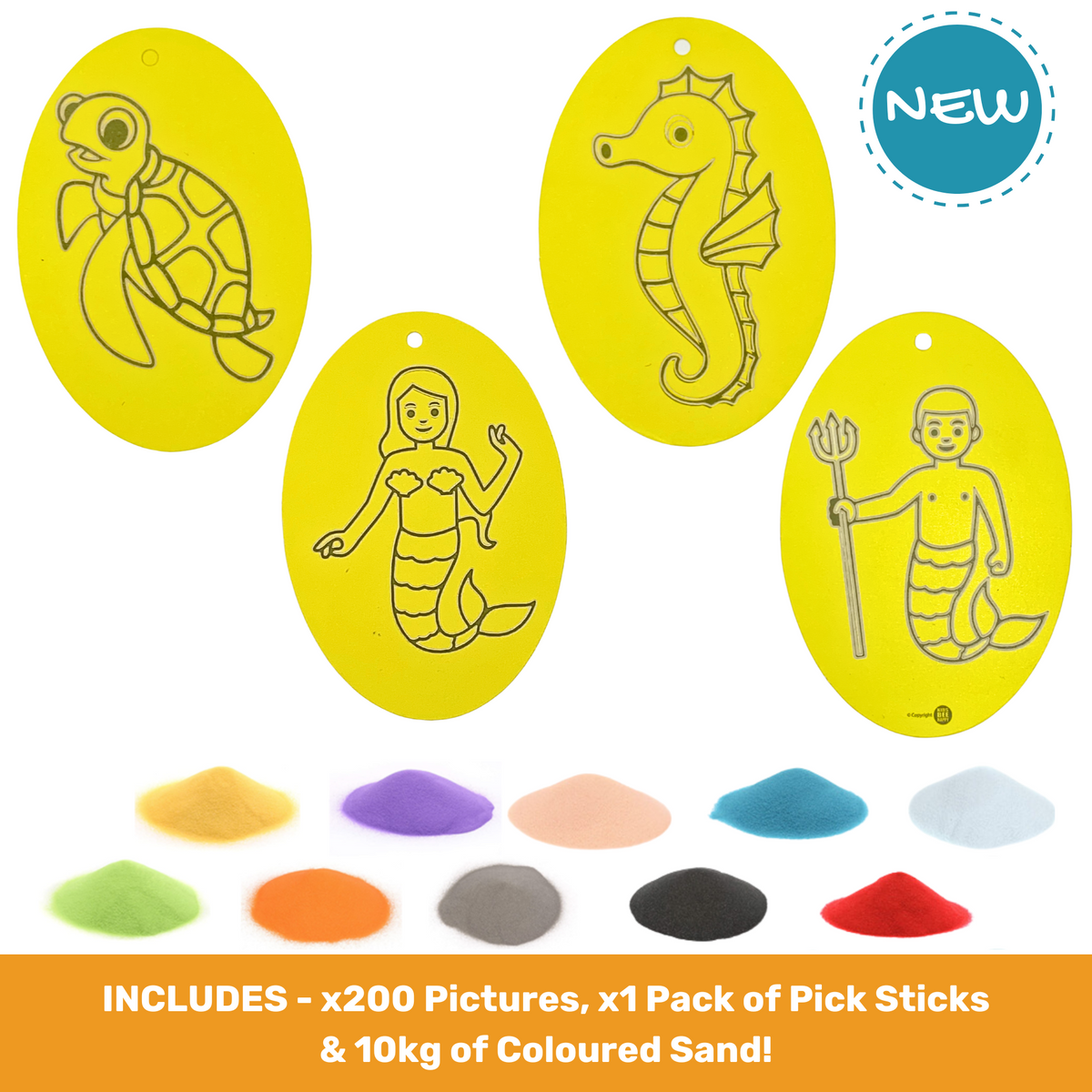 Under the Sea Sand Art Bundle – Teddy Tastic