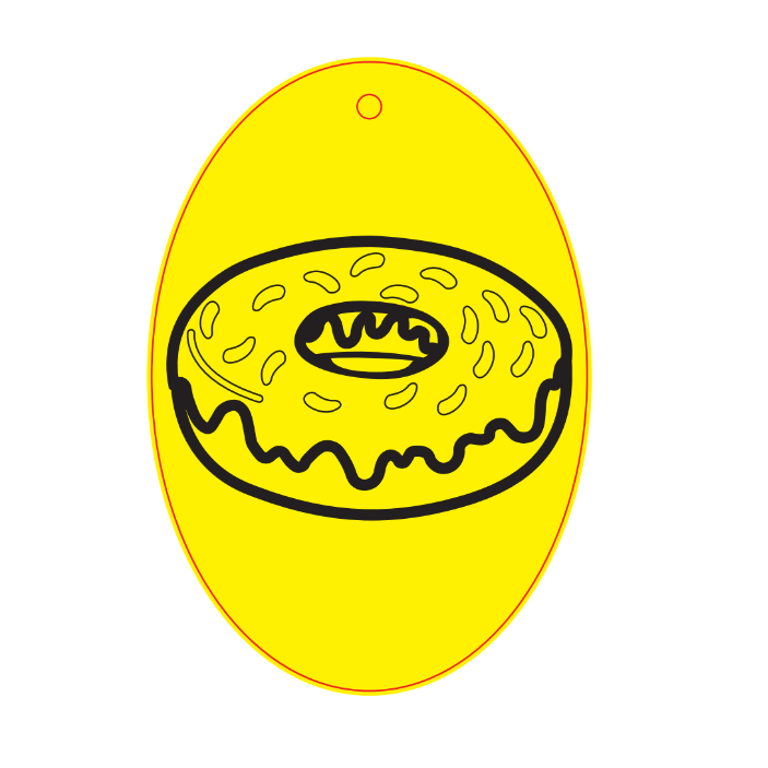 Donut Oval Sand Art Picture (10 Pack) – Teddy Tastic