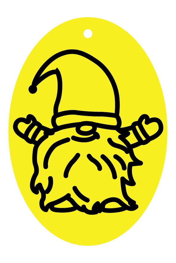 Gonk Oval Sand Art Picture (10 Pack) – Teddy Tastic