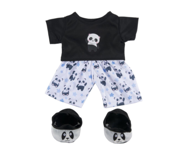 Panda PJ's & Slippers – Teddy Tastic