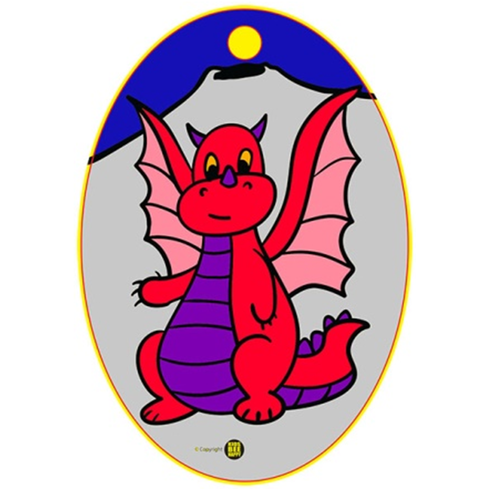 Dragon Oval Sand Art Picture (10 Pack) – Teddy Tastic