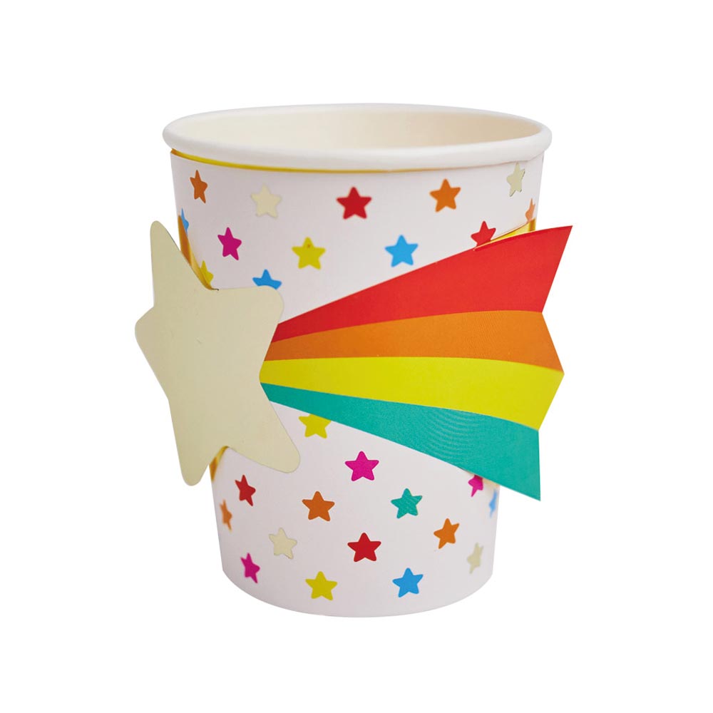 Shooting Star Paper Cups (x8) | Tableware | Party Pieces – Teddy Tastic