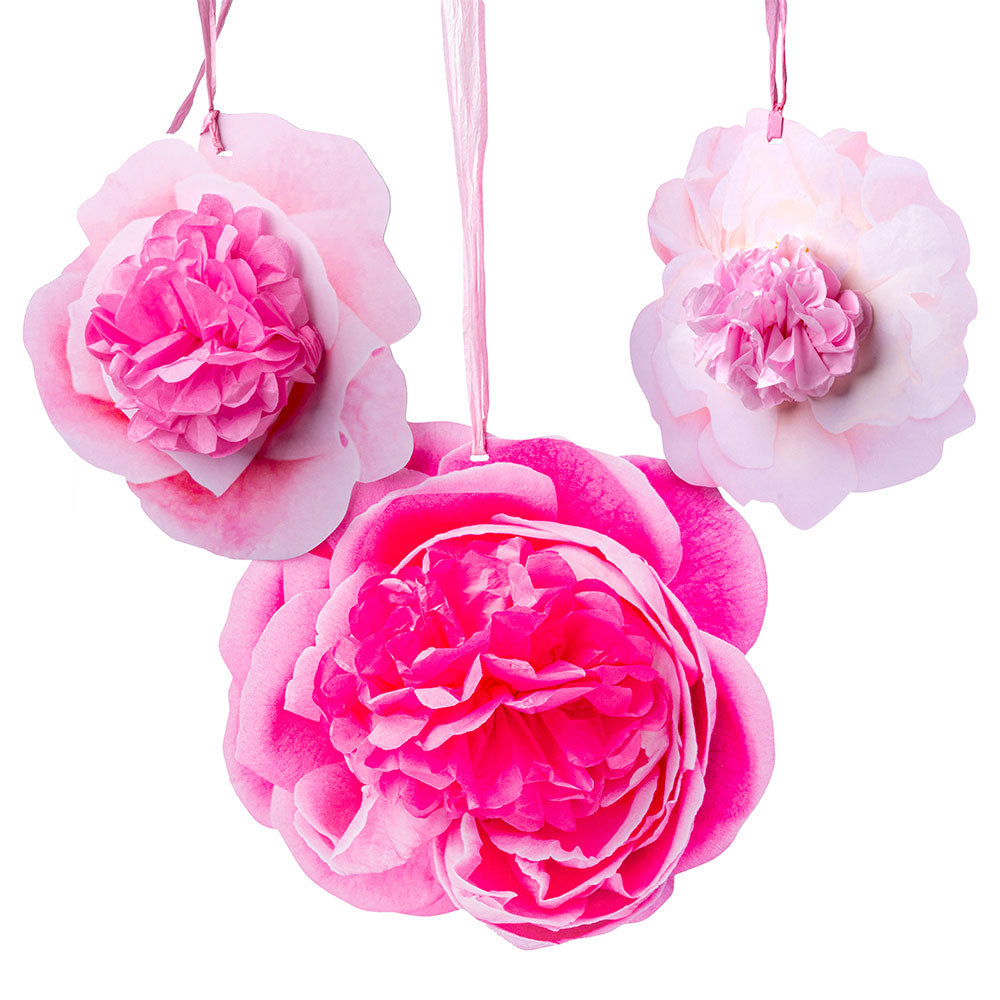 A Very English Rose Hanging Decorations | Party Pieces – Teddy Tastic
